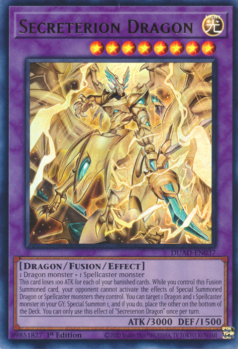 Secreterion Dragon - Yugipedia