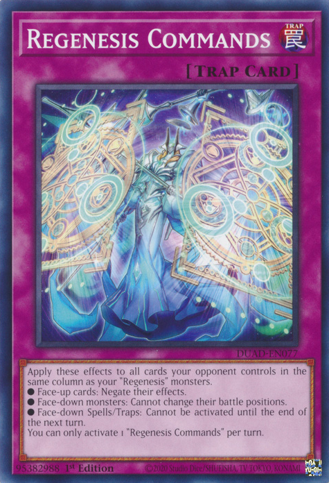 Regenesis Commands - Yugipedia