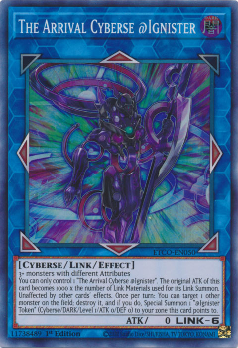 ETCO-JP050 The Arrival Cyberse @Ignister Ultra Rare Yugioh Japanese YuGiOh! FREE & FAST Shipping ...