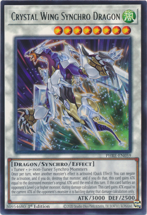 Crystal Wing Synchro Dragon - Yugipedia