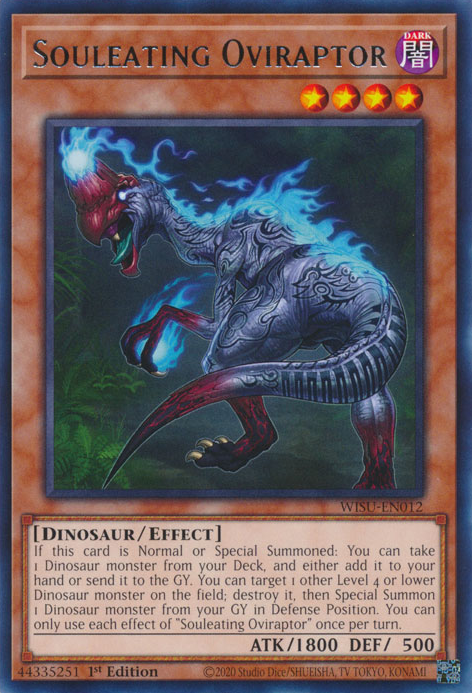 Souleating Oviraptor - Yugipedia - Yu-Gi-Oh! wiki