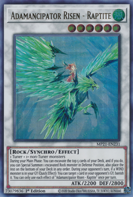Adamancipator Risen - Raptite - Yugipedia