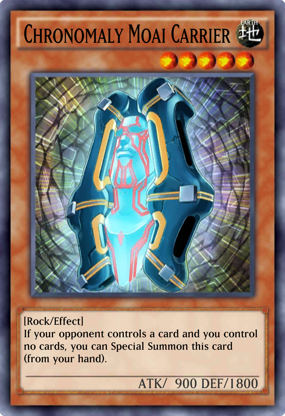Chronomaly Moai Carrier (Duel Links) - Yugipedia