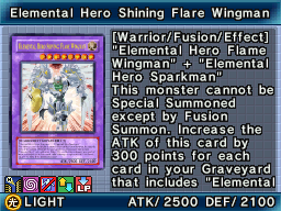 Elemental Hero Shining Flare Wingman (World Championship 2007) - Yugipedia