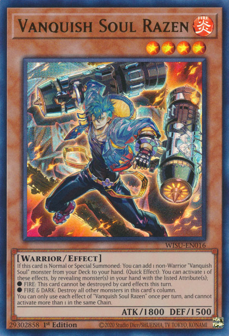 Vanquish Soul Razen - Yugipedia - Yu-Gi-Oh! wiki