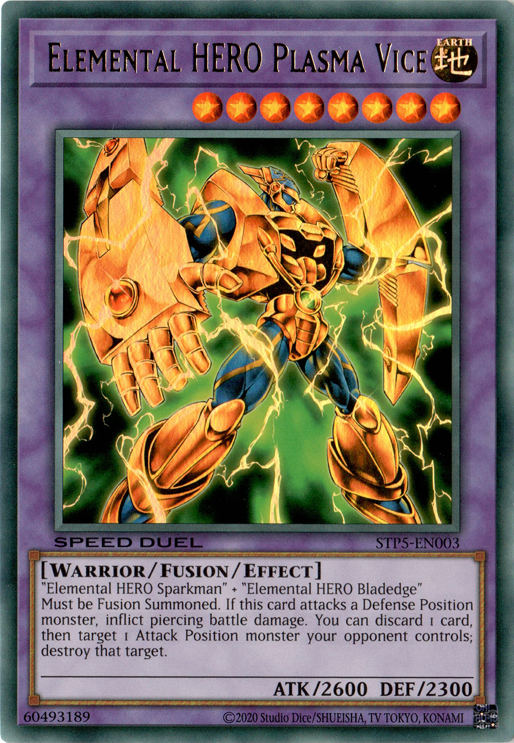 Elemental HERO Plasma Vice - Yugipedia