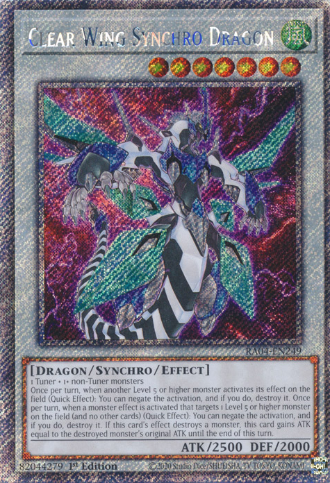 Clear Wing Synchro Dragon - Yugipedia