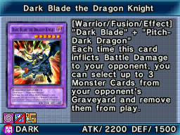 Dark Blade the Dragon Knight (World Championship 2007) - Yugipedia