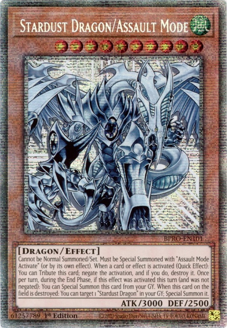 Stardust Dragon/Assault Mode - Yugipedia