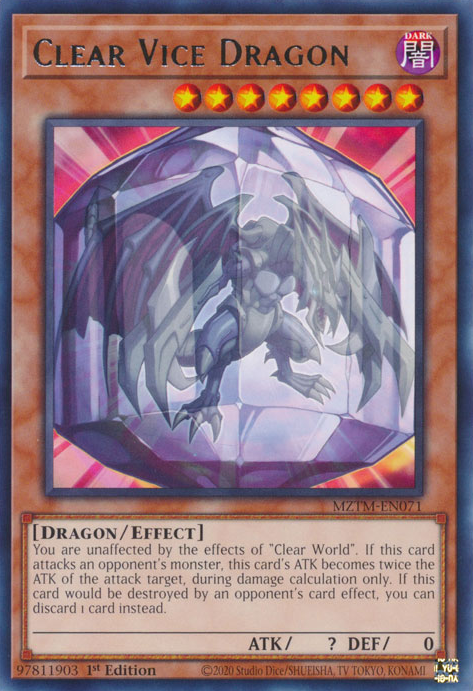 Card Errata:Clear Vice Dragon - Yugipedia