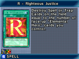 R - Righteous Justice (World Championship 2007) - Yugipedia