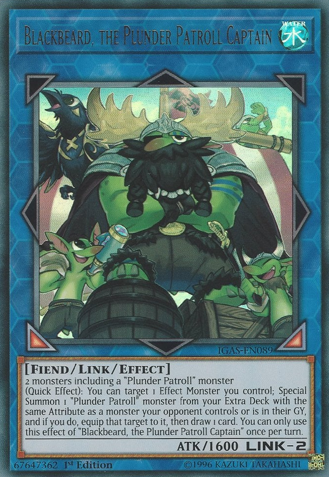 Blackbeard, the Plunder Patroll Captain - Yugipedia - Yu-Gi-Oh! wiki