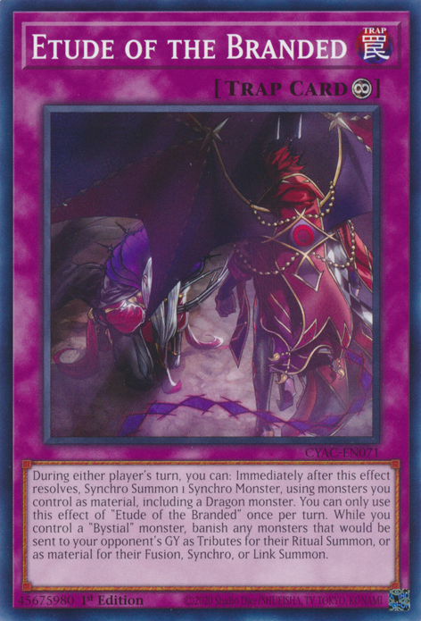 Etude of the Branded - Yugipedia - Yu-Gi-Oh! wiki