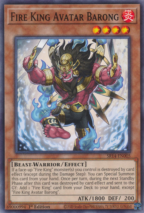 Fire King Avatar Barong - Yugipedia - Yu-Gi-Oh! wiki