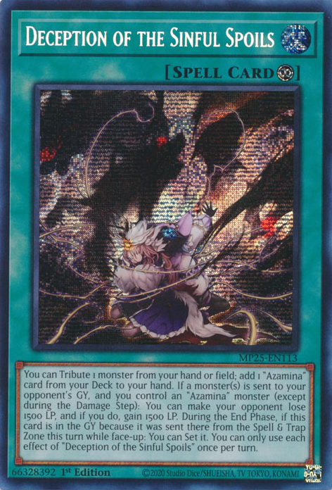 Deception of the Sinful Spoils - Yugipedia