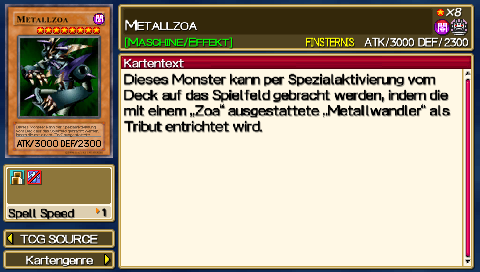 Metalzoa (Tag Force 1) - Yugipedia