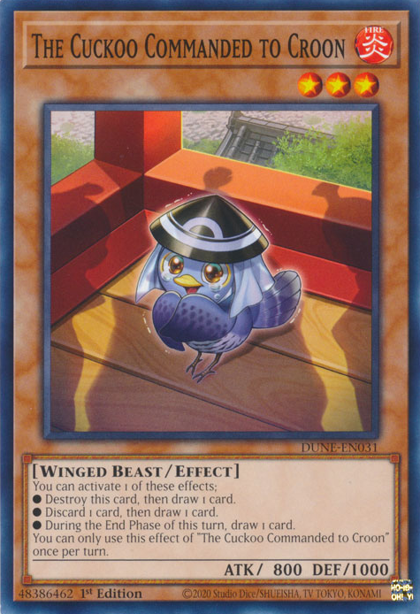 The Cuckoo Commanded to Croon - Yugipedia - Yu-Gi-Oh! wiki