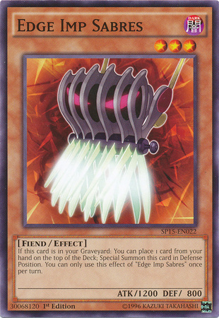 Card Errata:Edge Imp Sabres - Yugipedia - Yu-Gi-Oh! wiki