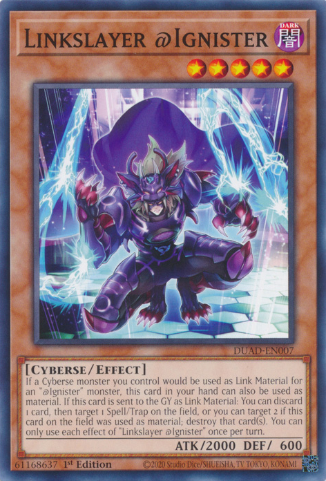 Linkslayer @Ignister - Yugipedia
