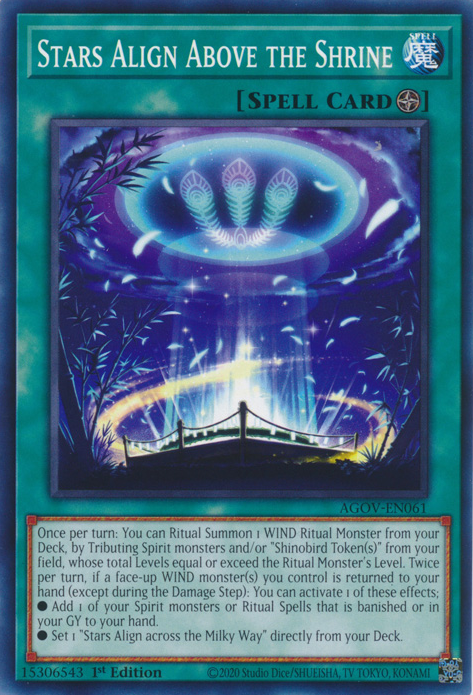 Stars Align Above the Shrine - Yugipedia