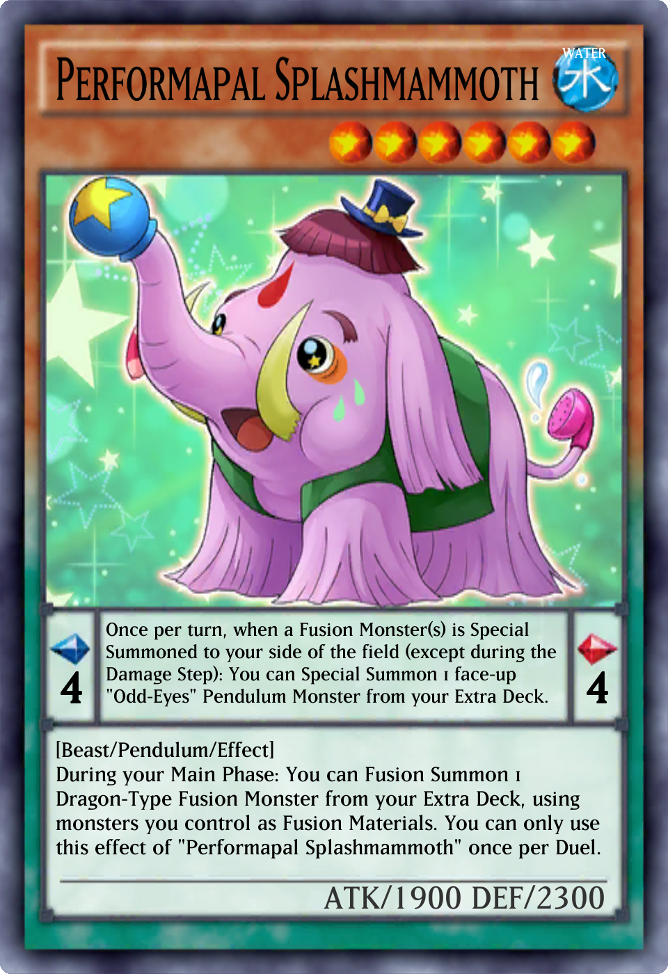 Performapal Splashmammoth (Duel Links) - Yugipedia