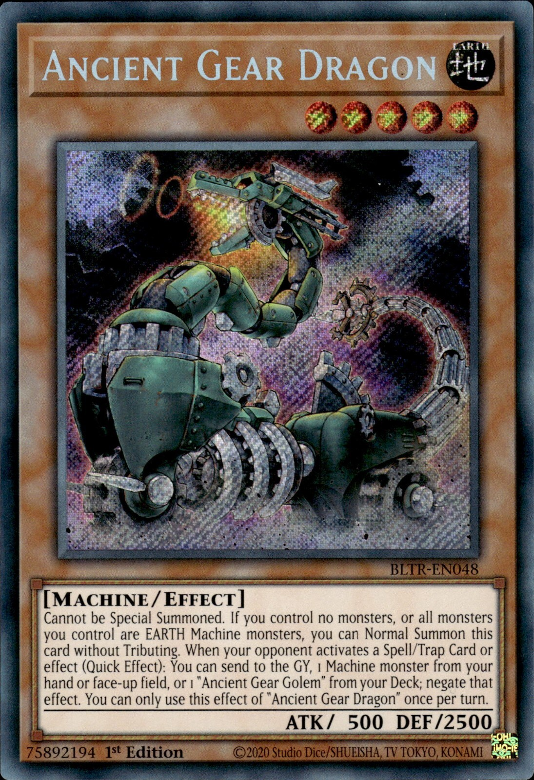 Ancient Gear Dragon - Yugipedia