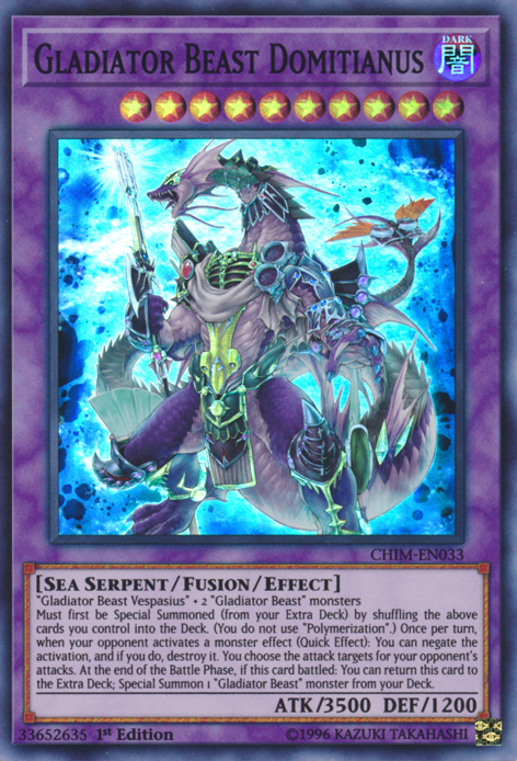 Gladiator Beast Domitianus - Yugipedia - Yu-Gi-Oh! wiki