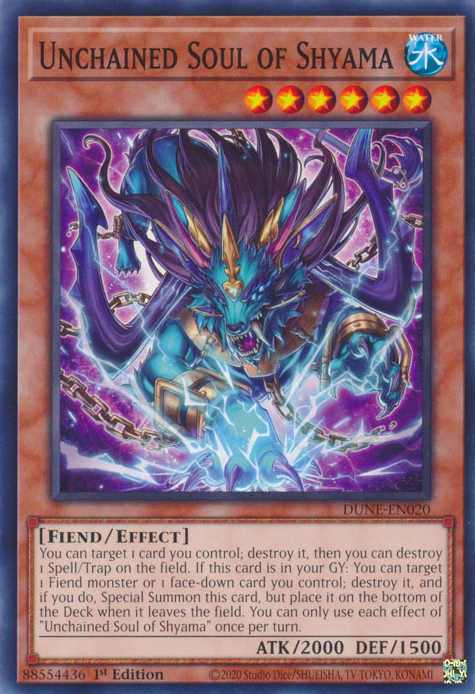 Unchained Soul of Shyama - Yugipedia - Yu-Gi-Oh! wiki