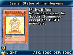 Barrier Statue of the Heavens (World Championship 2007) - Yugipedia