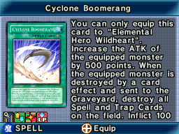 Cyclone Boomerang (World Championship 2007) - Yugipedia
