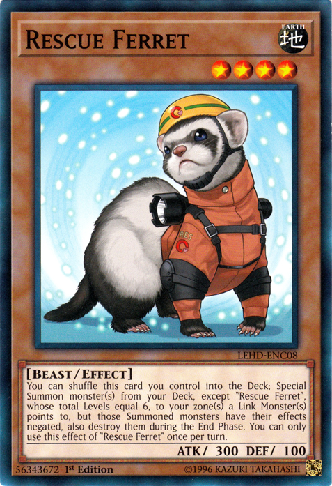 Rescue Ferret - Yugipedia - Yu-Gi-Oh! wiki