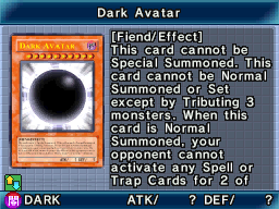 Dark Avatar (World Championship 2007) - Yugipedia