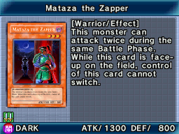 Mataza the Zapper (World Championship 2007) - Yugipedia