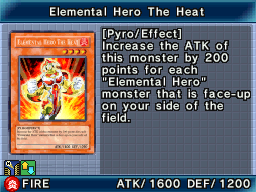Elemental Hero The Heat (World Championship 2007) - Yugipedia