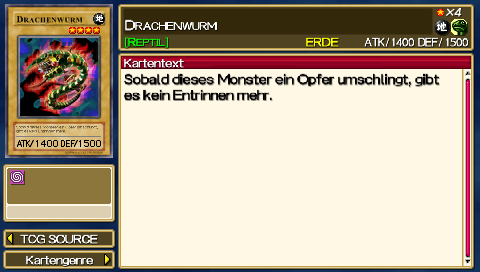 Worm Drake (Tag Force 1) - Yugipedia