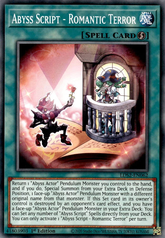 Abyss Script - Romantic Terror - Yugipedia