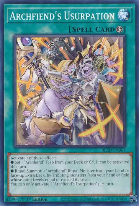 Archfiend's Usurpation - Yugipedia