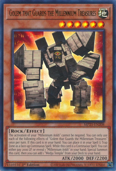 Golem that Guards the Millennium Treasures - Yugipedia