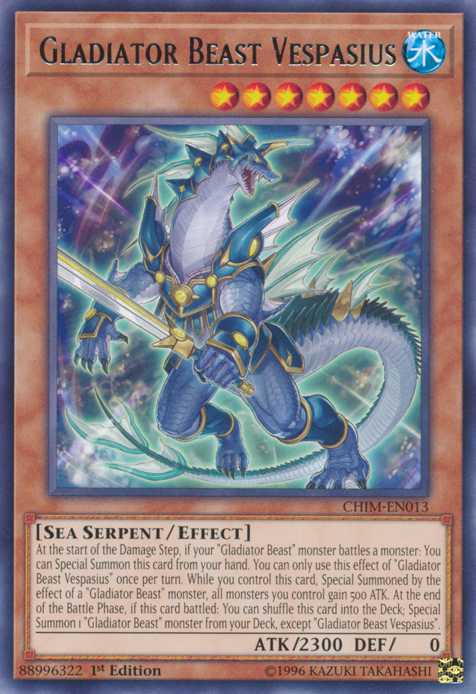 Gladiator Beast Vespasius - Yugipedia - Yu-Gi-Oh! wiki