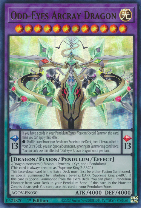 Odd-Eyes Arcray Dragon - Yugipedia