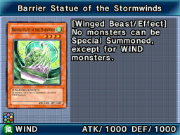 Barrier Statue of the Stormwinds (World Championship 2007) - Yugipedia