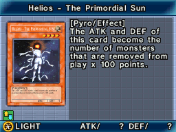 Helios - The Primordial Sun (World Championship 2007) - Yugipedia