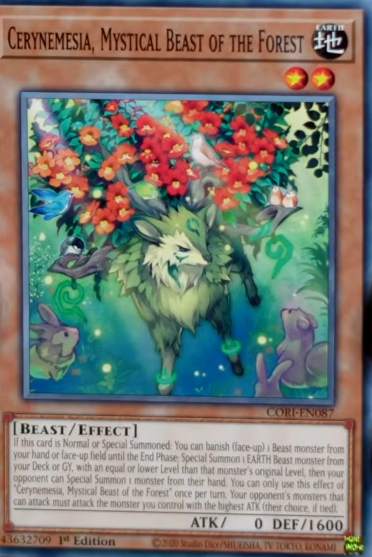 Cerynemesia, Mystical Beast of the Forest - Yugipedia