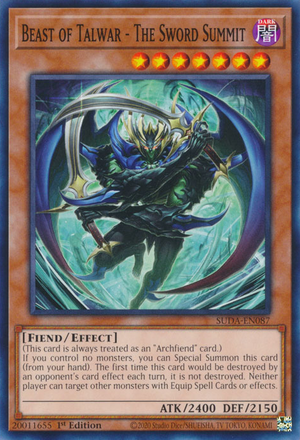 Beast of Talwar - The Sword Summit - Yugipedia