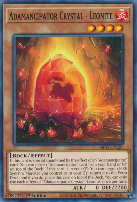 Adamancipator Crystal - Leonite - Yugipedia