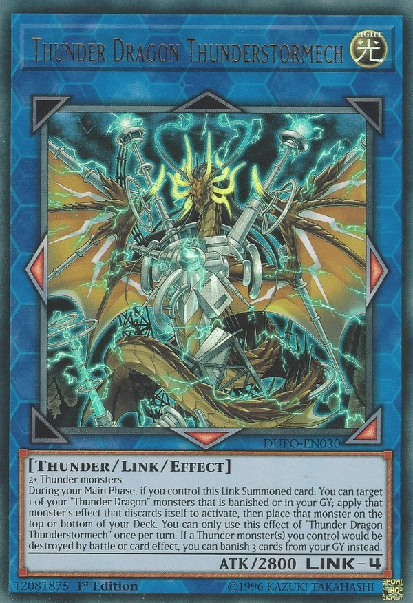Thunder Dragon Thunderstormech - Yugipedia