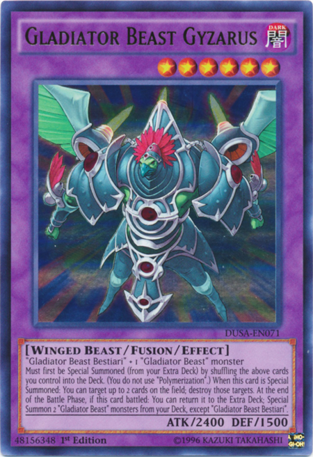 Gladiator Beast Gyzarus - Yugipedia - Yu-Gi-Oh! wiki