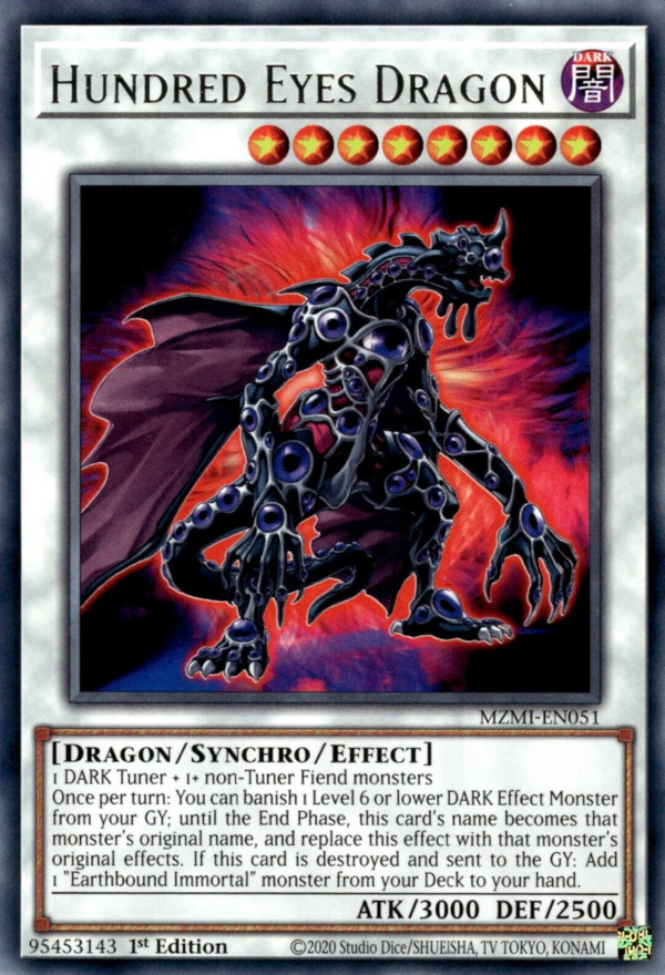 Hundred Eyes Dragon - Yugipedia