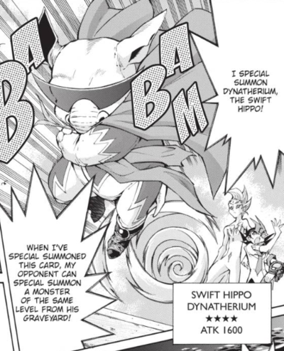 Swift Hippo Dynatherium (manga) - Yugipedia