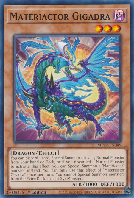 Materiactor Gigadra - Yugipedia